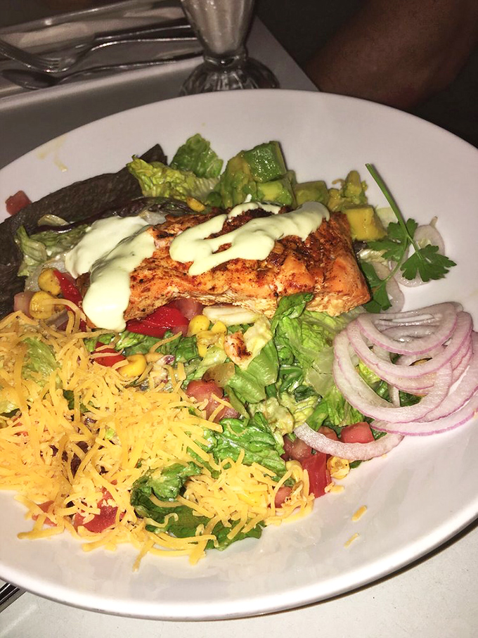 Even aliens would approve of this colorful salmon salad&mdash;a fresh, vibrant alternative when you need a break from the burger mothership.