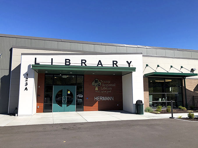 Hermann's library proves small towns don't skimp on culture &ndash; modern amenities housed in architecture that respects the town's historic character.