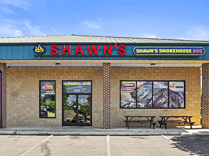 Shawn's Smokehouse BBQ doesn't need fancy decor&mdash;the aroma of slow-smoked meats is decoration enough. The kind of place where napkins are mandatory, not optional.