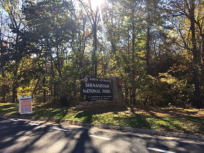 The entrance to another world. Shenandoah National Park doesn't just welcome visitors&mdash;it embraces them in 200,000 acres of natural splendor.