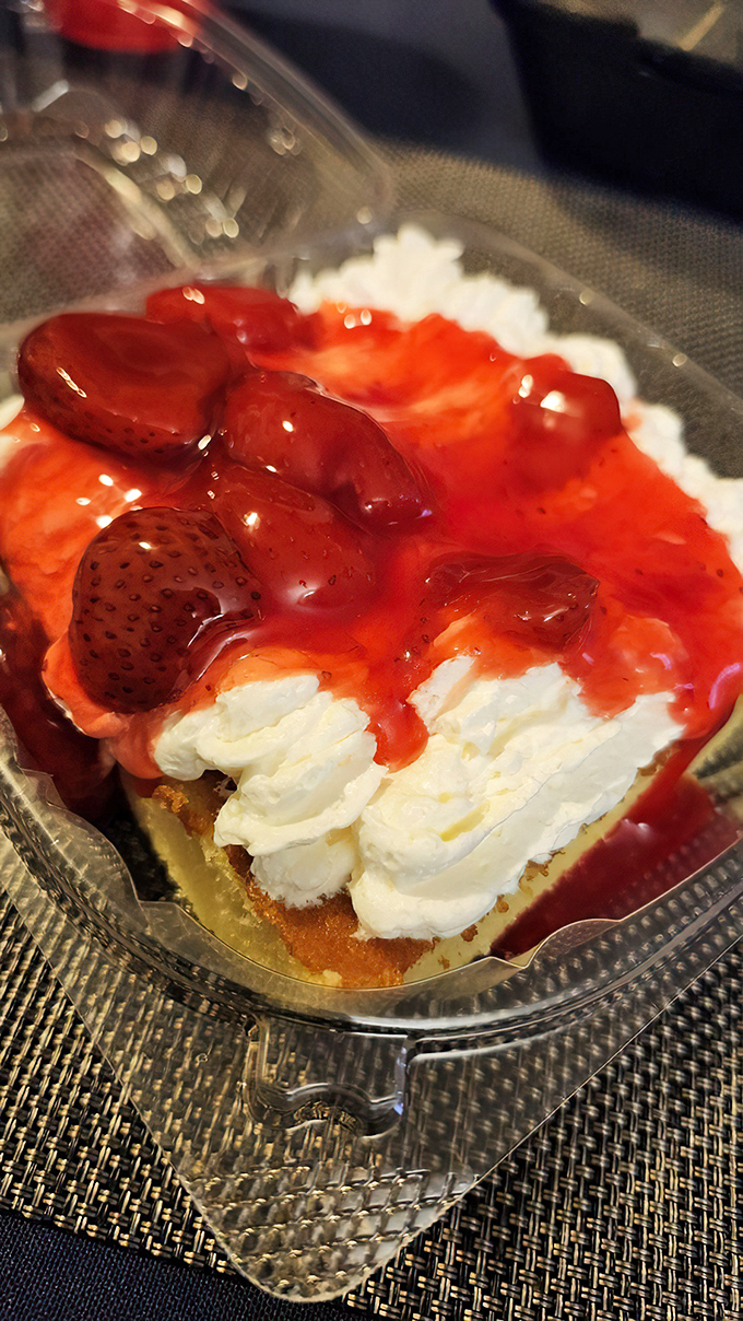 Even dessert gets the royal treatment. This strawberry shortcake isn't just eating&mdash;it's an event worth saving room for.