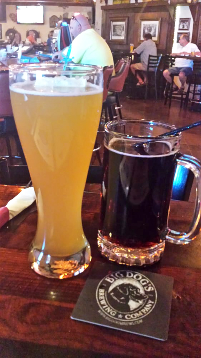 The classic contrast: a golden hefeweizen standing tall beside the dark, mysterious root beer. It's the buddy comedy your taste buds didn't know they needed.