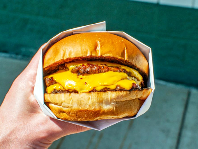 When one patty just won't do, Skyway answers with this triple-decker masterpiece. Your jaw will need to unhinge like a snake's.