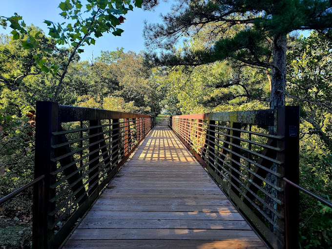 Follow the wooden path to wonder. It's like the Yellow Brick Road, but with more trees and fewer munchkins.