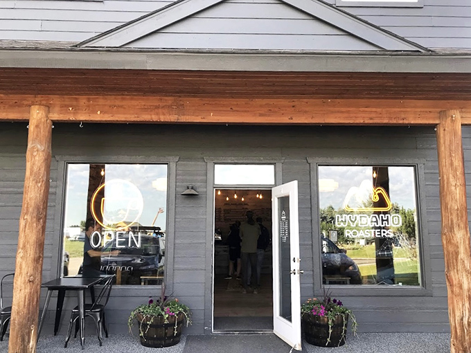 Wydaho Roasters proves great coffee doesn't need pretentious surroundings. Those timber beams aren't just holding up the roof&mdash;they're framing your perfect morning ritual.