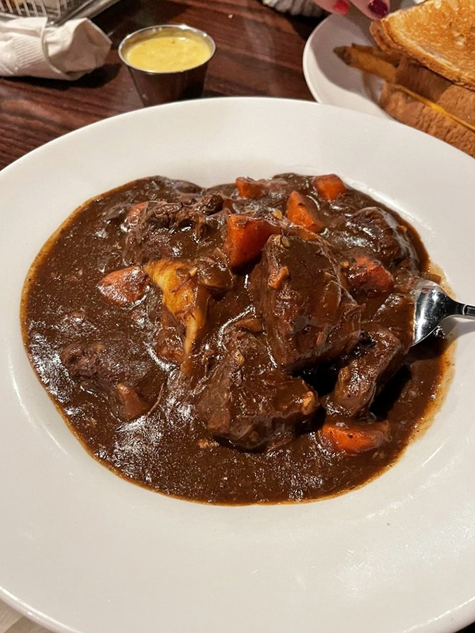 Irish beef stew &ndash; where tender meat surrenders to a rich, velvety gravy. The kind of dish that makes you want to hug the chef and steal their recipe.