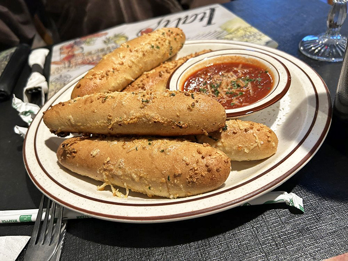 Not just breadsticks&mdash;these are flavor wands, dusted with herbs and ready to disappear faster than you can say "just one more."