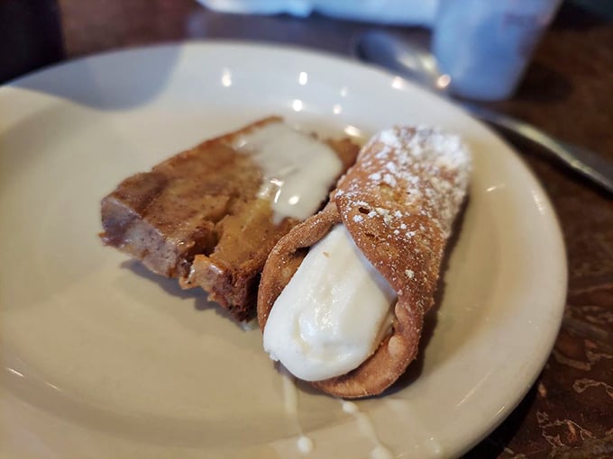 A proper cannoli&mdash;crisp shell, creamy filling, dusting of powdered sugar&mdash;is proof that the universe wants you to be happy.