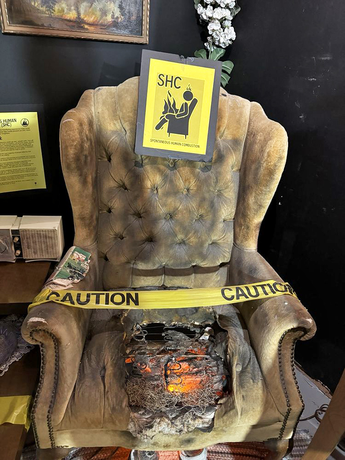 The optical illusion floor exhibit gives visitors the vertigo-inducing experience of dangling from a skyscraper without leaving Portland.