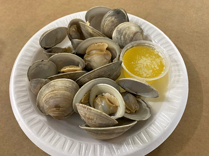 Steamed clams that taste like they just had a brief conversation with the ocean before arriving at your table.