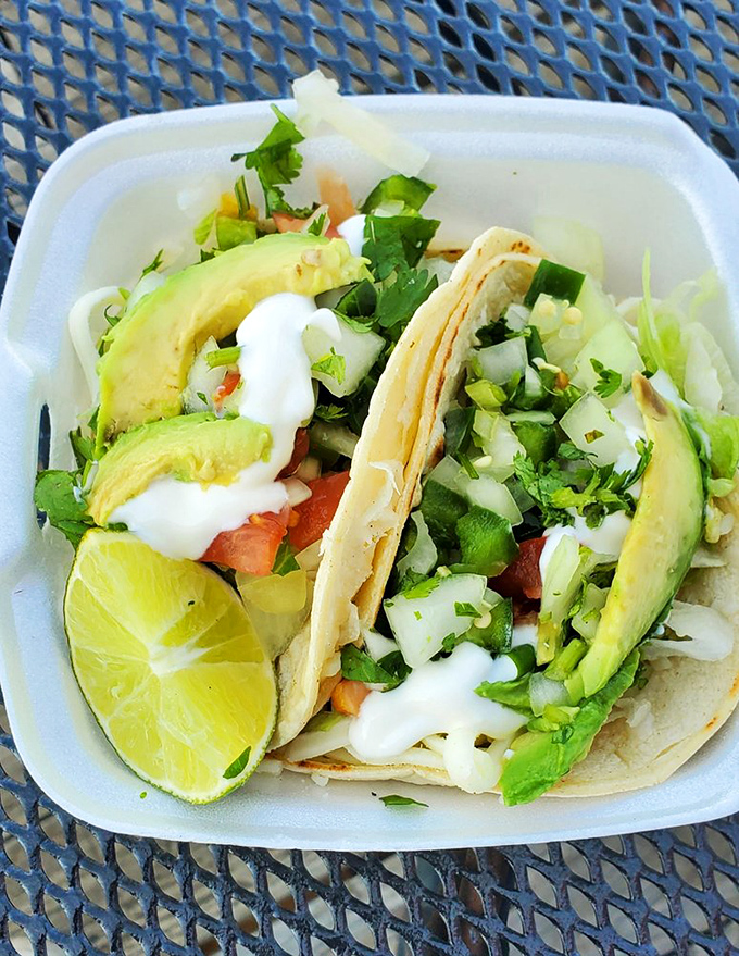 Fresh, vibrant, and unapologetically simple&mdash;these tacos aren't trying to impress anyone, yet somehow impress everyone. That lime wedge isn't optional, it's essential.