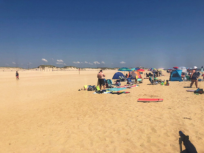 Even on busier days, Fenwick Island maintains its breathing room&mdash;proof that sometimes the best beach experiences aren't the most crowded ones.