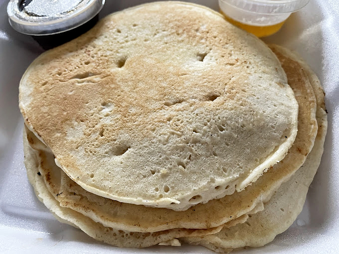 Behold the pancake stack&mdash;architectural marvel of the breakfast world. These fluffy discs could convert even the most devoted egg enthusiast. 