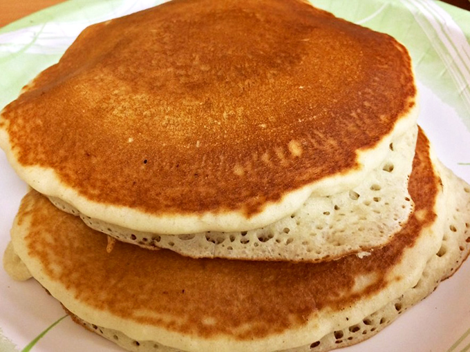 Pancakes so fluffy they could double as pillows. These golden discs of breakfast perfection are what IHOP sees when it closes its eyes and dreams.