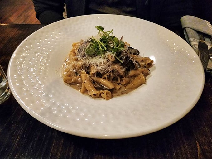 Pasta that would make an Italian grandmother nod in approval. Rich, earthy mushrooms and fresh herbs create a dish that's both comforting and sophisticated.