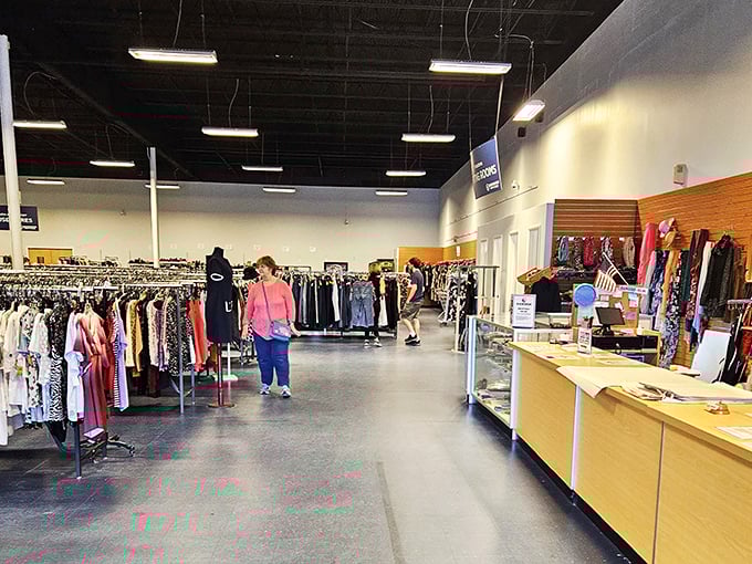 The women's clothing section offers everything from casual wear to elegant evening attire. Fashion cycles faster than Pennsylvania seasons, but classic style lives forever here.