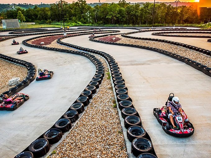 The track's professional design features elevation changes and challenging turns. Even Dale Earnhardt Jr. would appreciate these sweeping curves and technical sections.