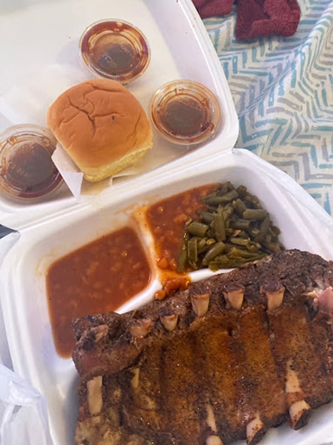 These ribs aren't just food&mdash;they're edible architecture, with bones that could tell stories of patient smoking and sauce that demands respect and extra napkins.