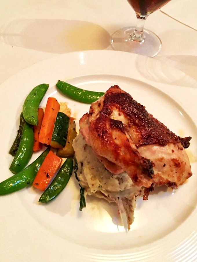 Forget everything you thought you knew about chicken. This perfectly bronzed masterpiece shows that poultry, when respected, can steal the show.