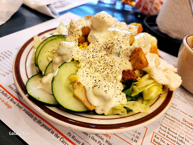 Even the salads at Moonlite get special treatment. Fresh, crisp, and dressed to impress&mdash;the supporting actor that steals scenes from the barbecue stars.