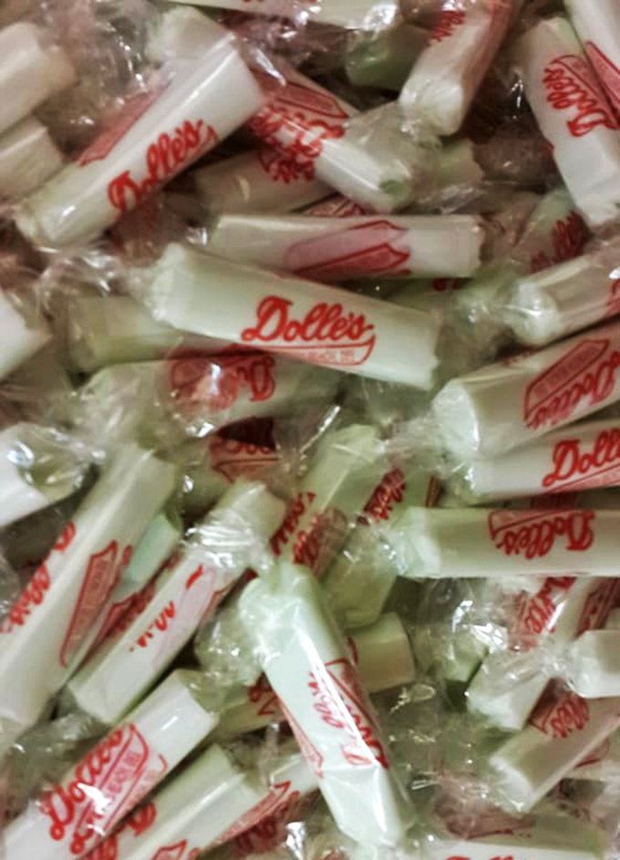 The quintessential beach candy in its natural habitat. Each wrapped piece of saltwater taffy contains a little bit of vacation inside.