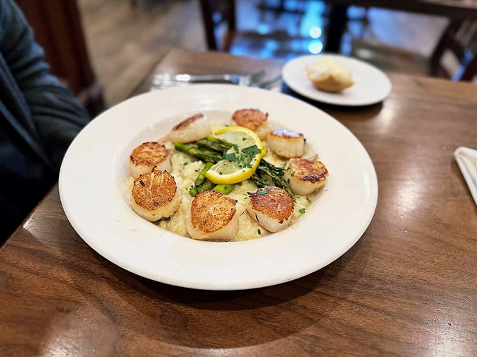 These scallops aren't just seared, they're caramelized to perfection&mdash;little ocean marshmallows basking in buttery bliss.