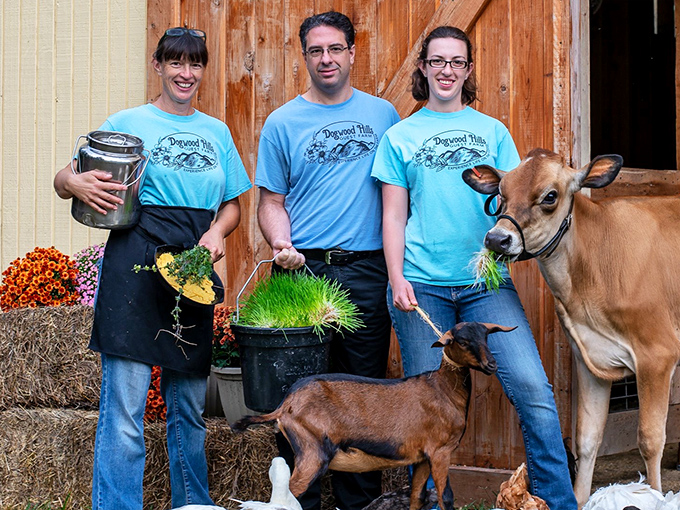 The heart and soul of Dogwood Hills&mdash;dedicated folks who turn farming into an experience worth sharing, with four-legged ambassadors always ready for a photo op.