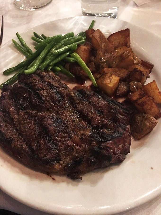 When your steak arrives with grill marks this perfect, it's like getting a postcard from meat heaven saying "Wish you were eating me right now."