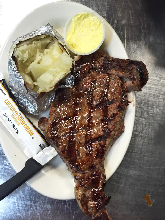 This steak isn't just cooked—it's been wooed, serenaded, and treated with the respect a good cut of beef deserves.