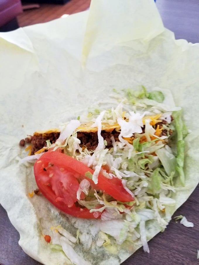 Fresh, vibrant, and ready for its close-up, this taco proves that sometimes the simplest combinations create the most memorable flavor symphonies.