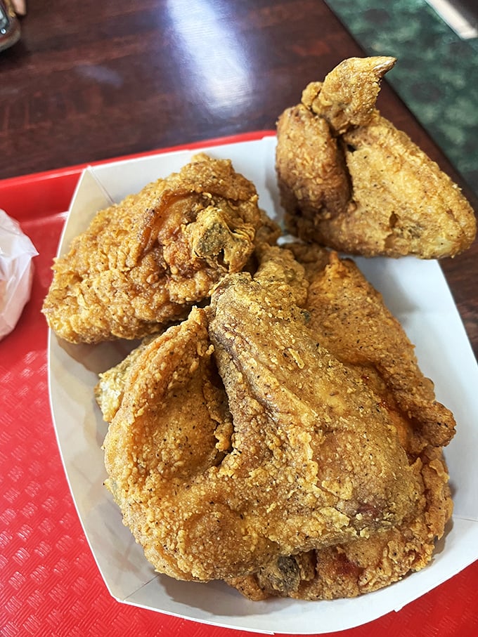 These pieces of fried chicken aren't just food; they're a masterclass in crunch, seasoning, and the kind of cooking that makes you close your eyes when you bite.