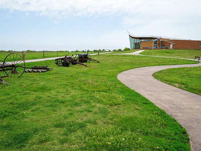 Gaze across the vast, waving tallgrass prairie and lush woodlands that stretch toward the horizon in Beatrice.