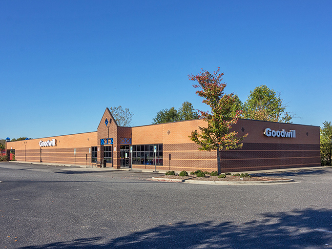 Goodwill's corner location offers prime real estate for prime finds. The Las Vegas of thrift stores&mdash;you never know what you'll hit!