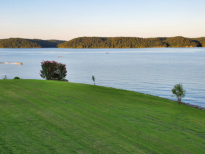J.P. Coleman's wooden pier stretches toward adventure. One step closer to your perfect day on the water! 