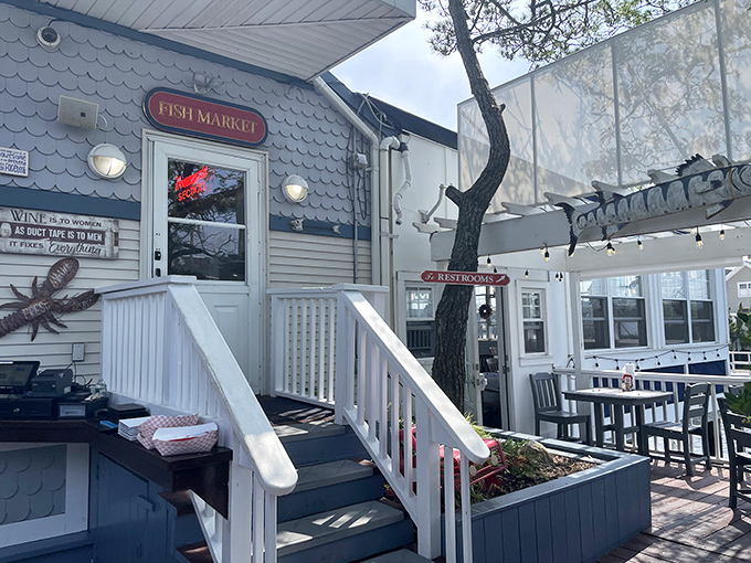 Jordan Lobster Farms' cheerful exterior hides seafood treasures within &ndash; where lobsters meet their delicious destiny with buttery dignity.