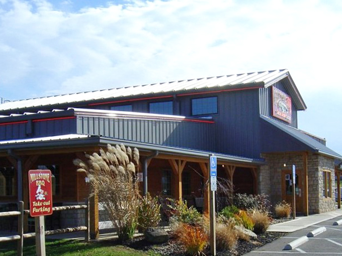 Millstone's rustic charm looks like it was plucked straight from a BBQ fairytale. This is where smoke dreams come true!