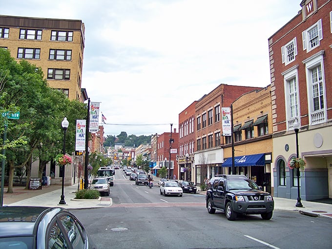 Morgantown's stately buildings house affordable apartments where university culture meets retirement-friendly prices.