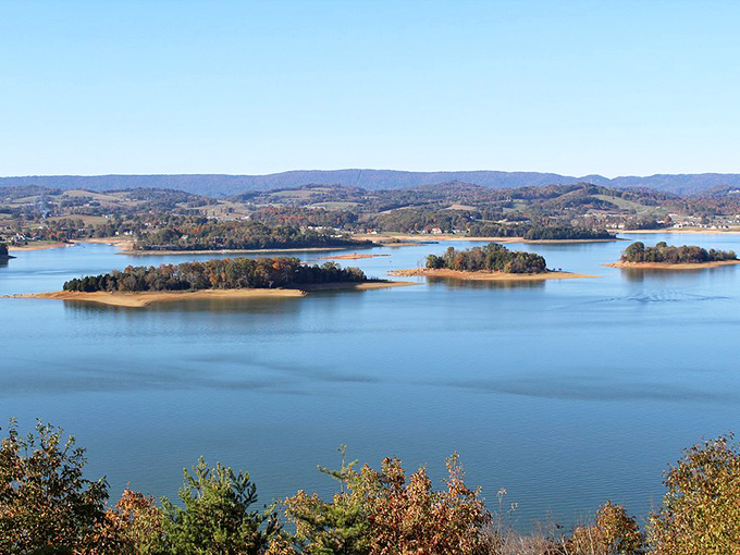 The welcoming sign at Panther Creek hints at adventures waiting just beyond &ndash; where forest meets lake in perfect harmony.