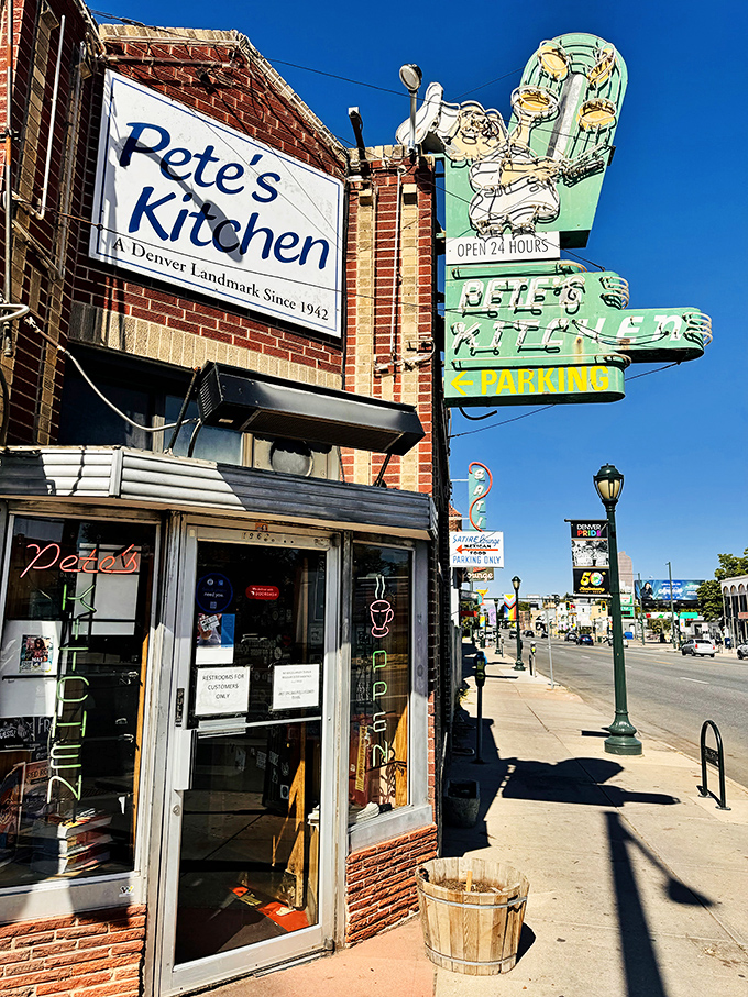 Pete's Kitchen's iconic neon sign has guided hungry night owls to surprising seafood treasures for generations.