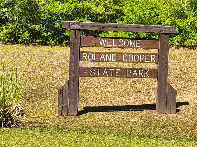 Roland Cooper State Park: The welcome sign might as well read "Paradise Found"&mdash;complete with fishing, camping, and sunsets worth framing.