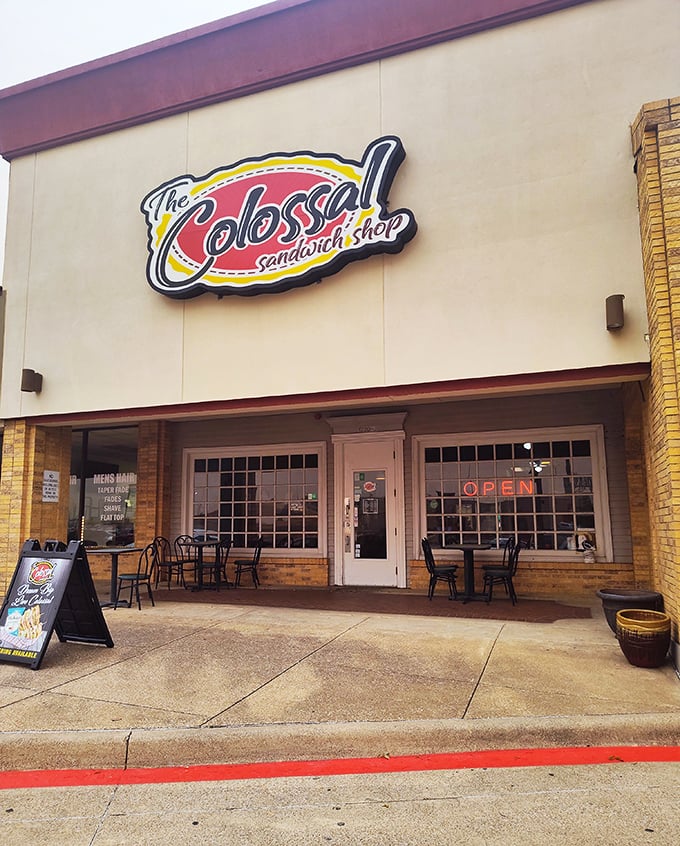 The Colossal name isn't just for show&mdash;this unassuming storefront houses sandwiches that barely fit on their plates.