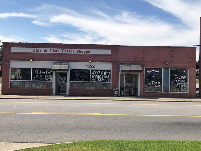 This & That's charming brick storefront promises exactly what the name suggests&mdash;a little bit of everything!
