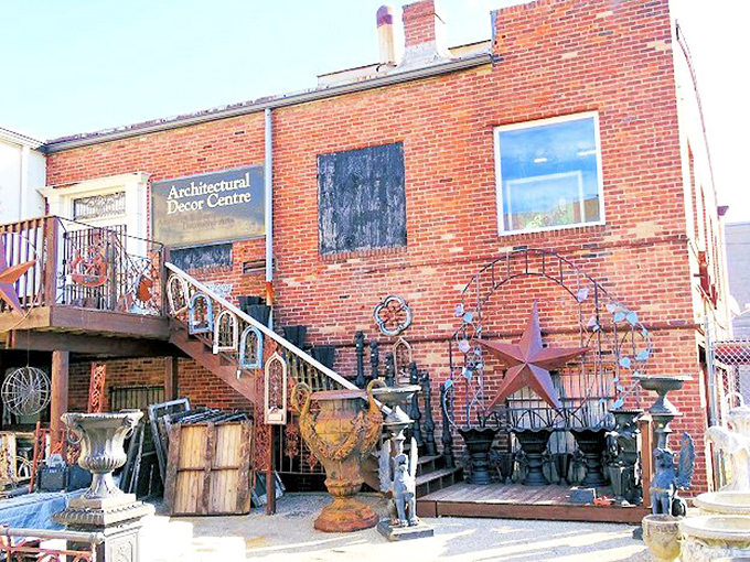 When buildings retire, their best parts come here &ndash; this architectural playground transforms yesterday's craftsmanship into tomorrow's statement pieces.