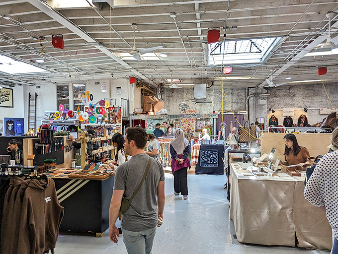 Artists & Fleas Williamsburg (Brooklyn): Industrial chic meets creative souls. Inside this brightened warehouse, artisans turn passion into purchasable pieces of Brooklyn cool.
