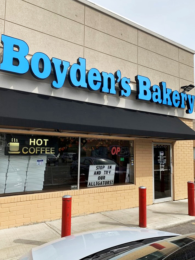 Boyden's Bakery: When a sign proudly advertises alligators, you know you're in for something special&mdash;and deliciously twisted.