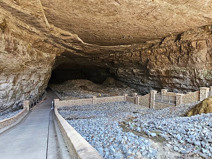 This underground wonderland features illuminated pathways through Earth's most impressive art installation.