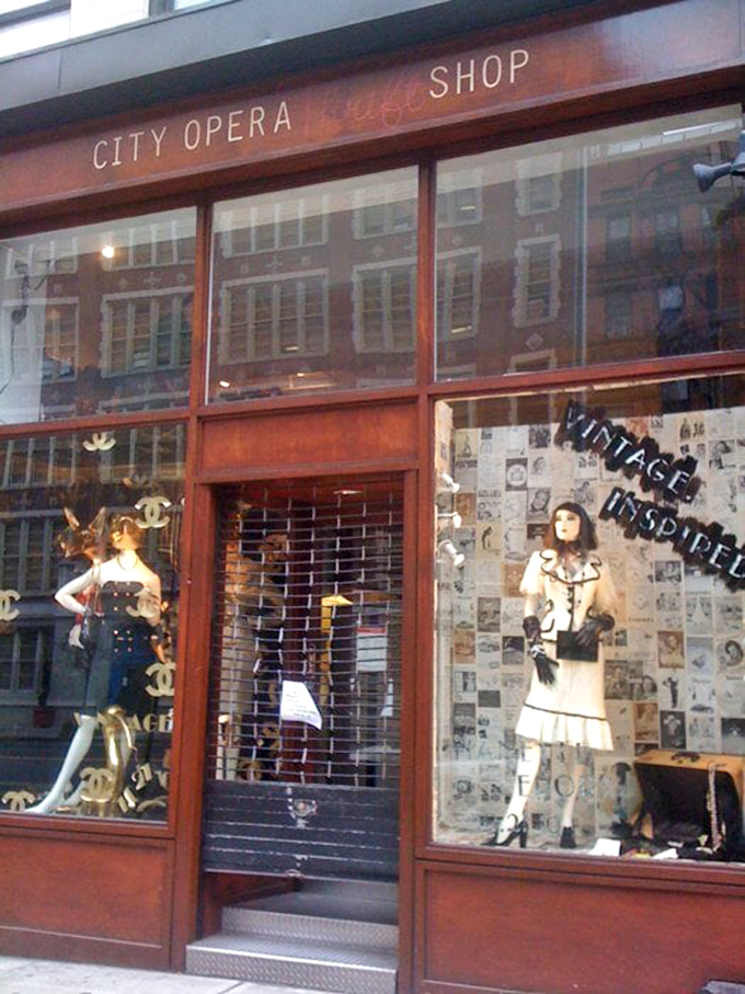 Mannequins draped in history invite you into a shop where yesterday's fashion gets its encore performance.