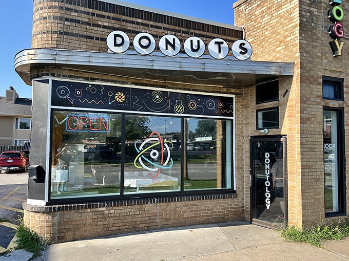Scientific approach, delicious results! This retro-futuristic shop proves donut-making is both an art and a science.