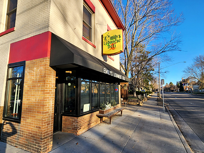 Sunlight bathes the corner home of Minneapolis' Lebanese treasure, where hummus reaches its creamy, garlicky pinnacle.