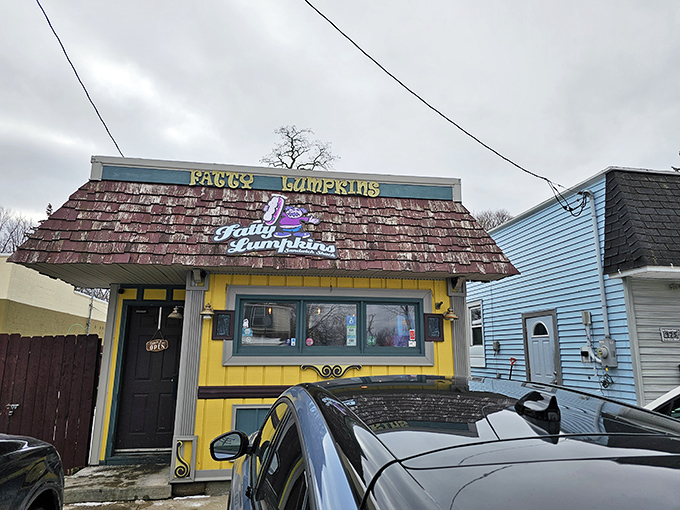 That yellow facade isn't just bright &ndash; it's practically radiating sandwich energy that can be detected from three counties away.